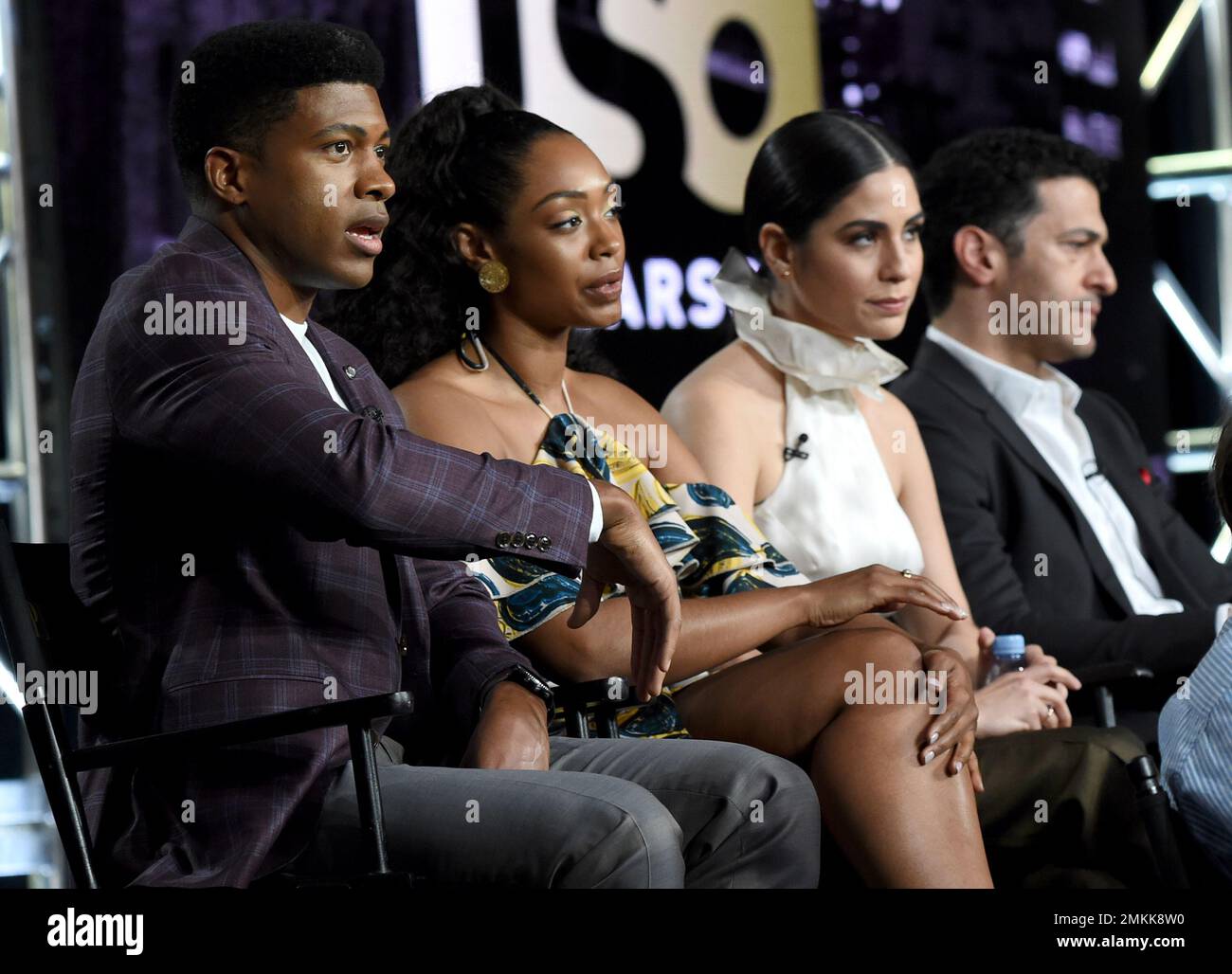 Eli Goree, from left, Chantel Riley, Isabel Arraiza and Simon ...