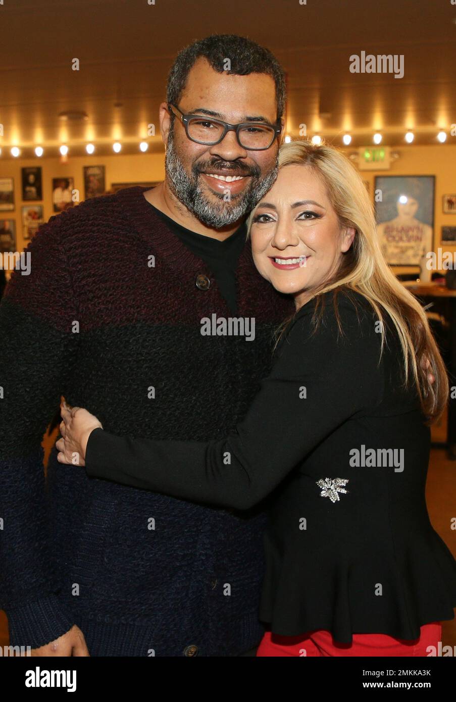 Executive Producer Jordan Peele, left, and documentary subject Lorena ...