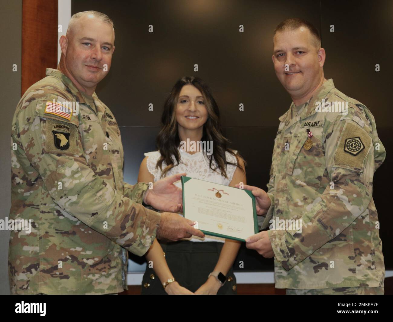 Lt. Col. Mike Barton, Commander of the Illinois Army National Guard's ...