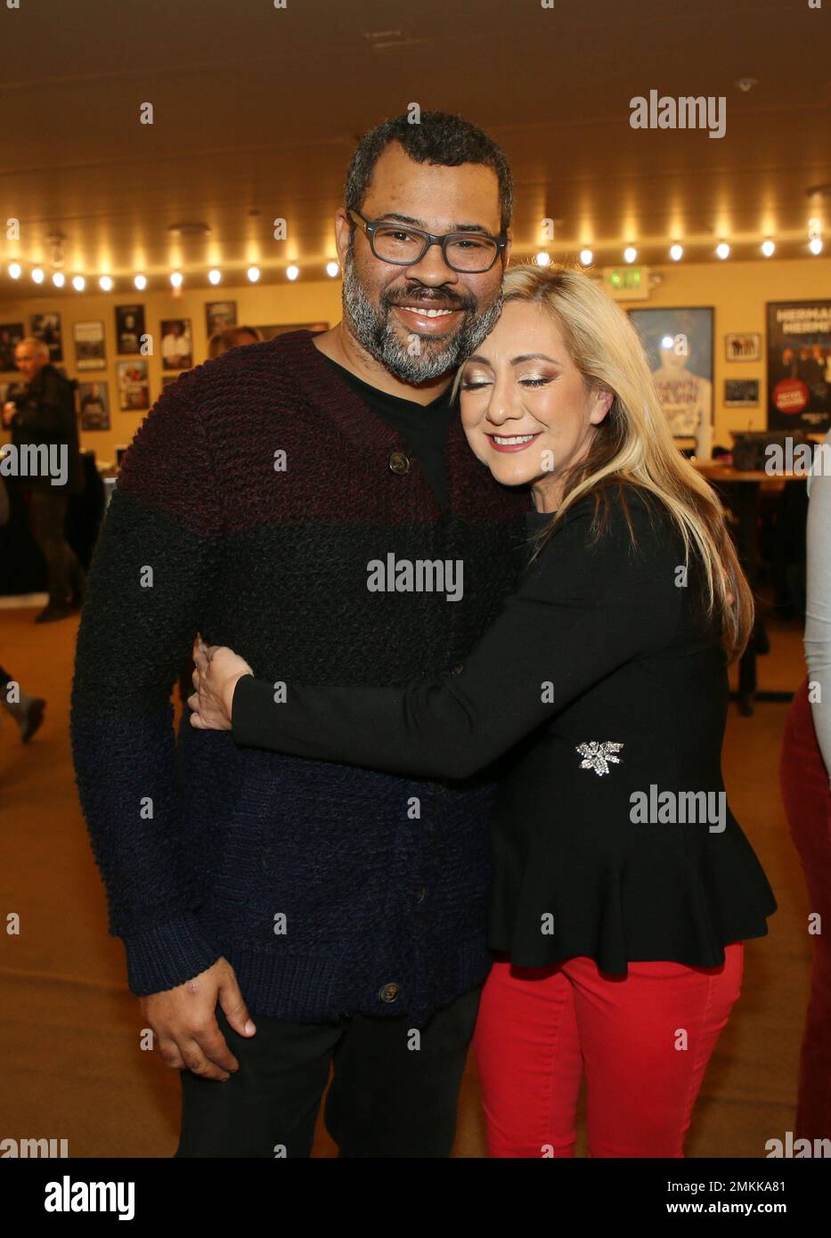 Executive Producer Jordan Peele, left, and documentary subject Lorena ...