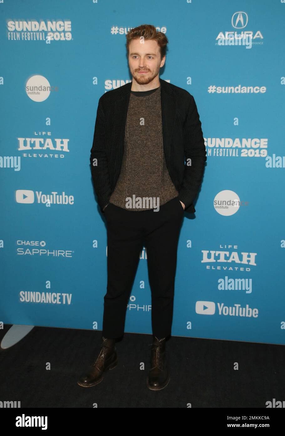 Cast member Jack Lowden poses at the premiere of the film "Fighting ...