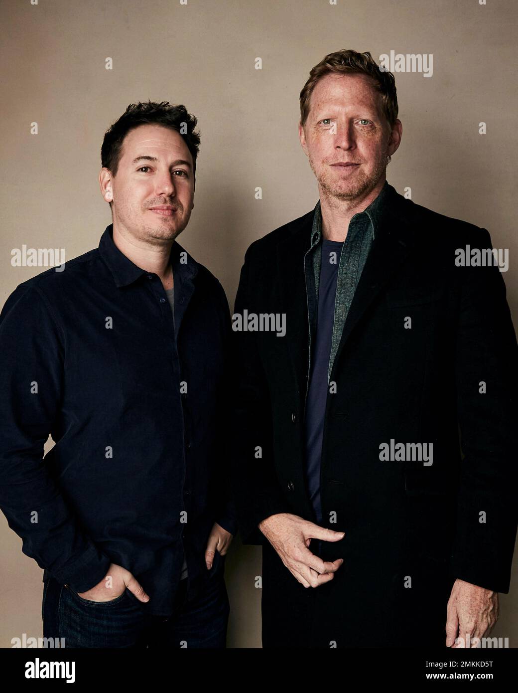 Producer Corey Reeser, left, and director Matt Tyrnauer pose for a ...