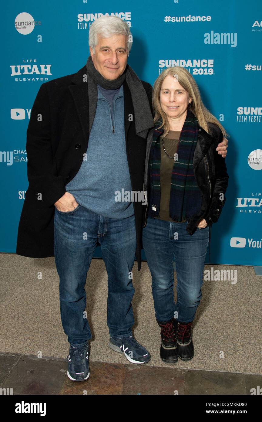 Screenwriters Gregory Bernstein, left, and Sara Bernstein pose at the ...