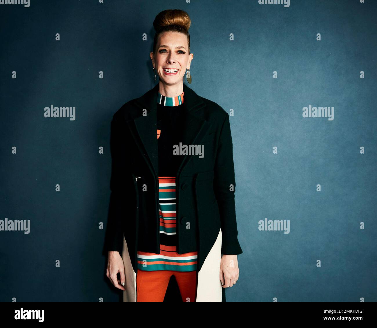 Dawn Luebbe poses for a portrait to promote the film "Greener Grass" at the Salesforce Music ...