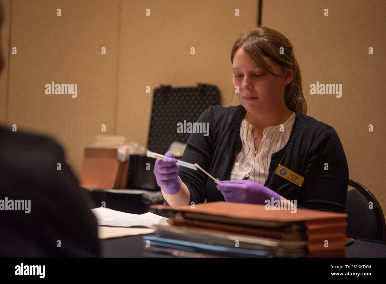 Kelly Arnholt, Armed Forces Medical Examiner System (AFMES) DNA analyst ...