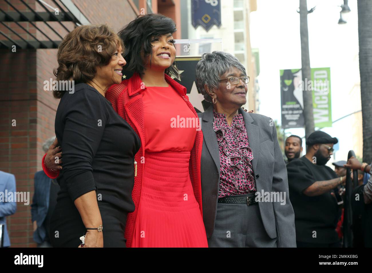 Bernice Gordon, from left, Taraji P. Henson and Patsy Ballard, mother ...