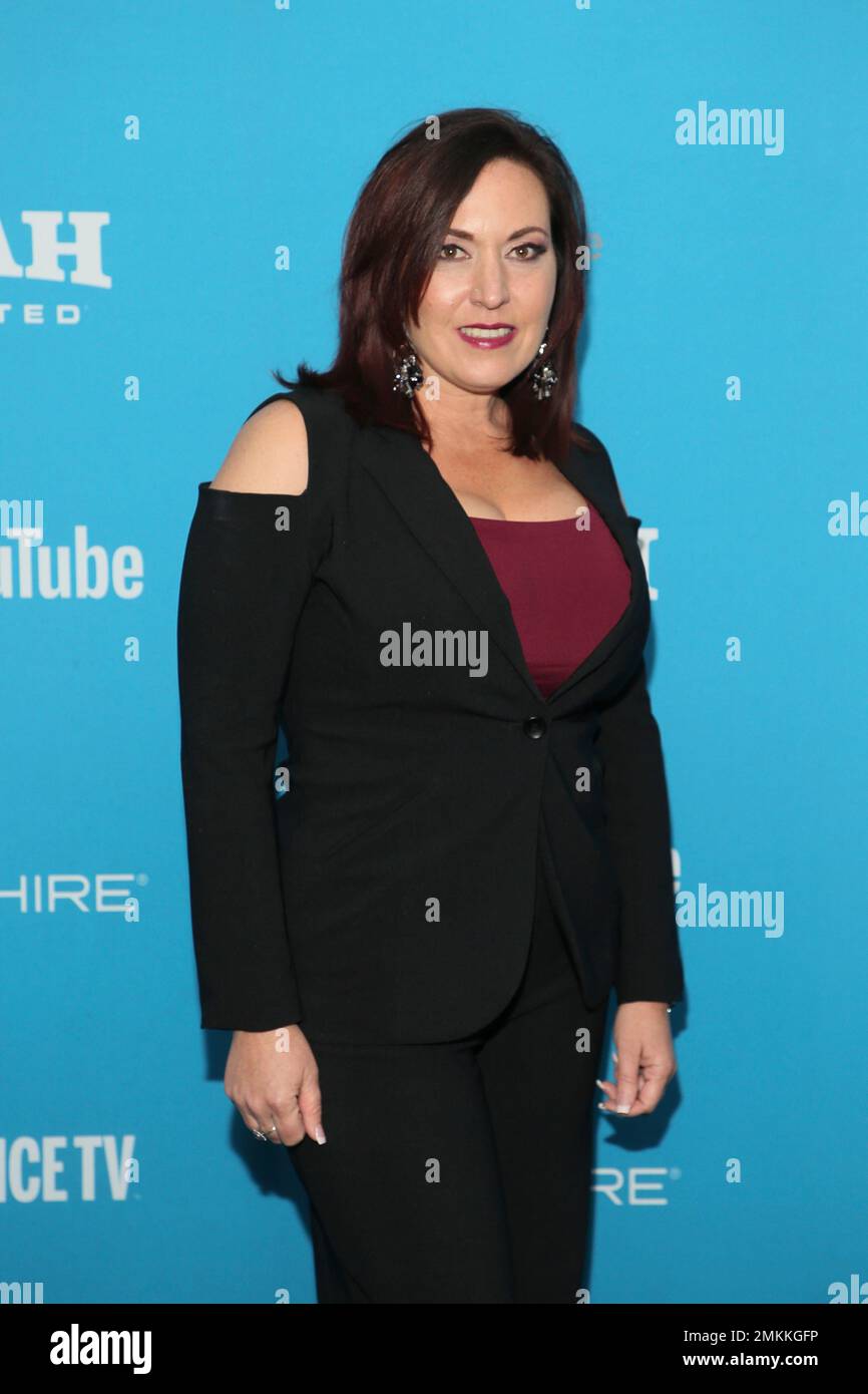 Documentary subject Amy Vilela poses at the premiere of "Knock Down The ...