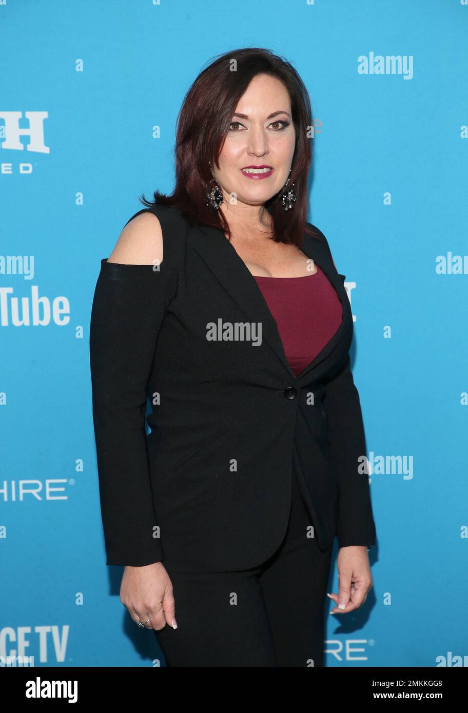 Documentary subject Amy Vilela poses at the premiere of "Knock Down The ...