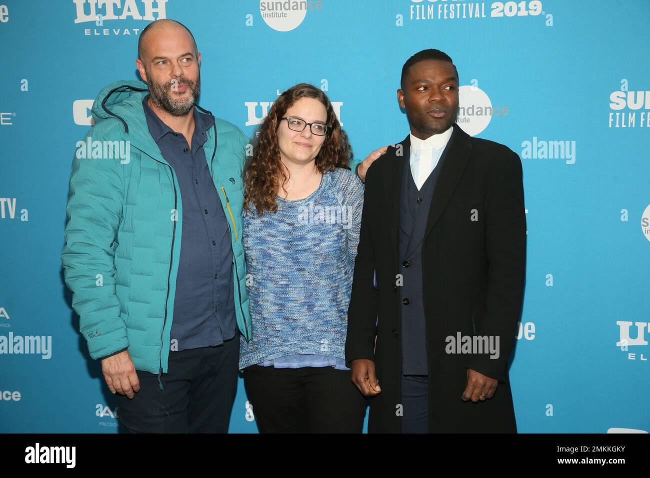 Director and writer Jacob Estes, Sundance programmer Heidi Zwicker ...
