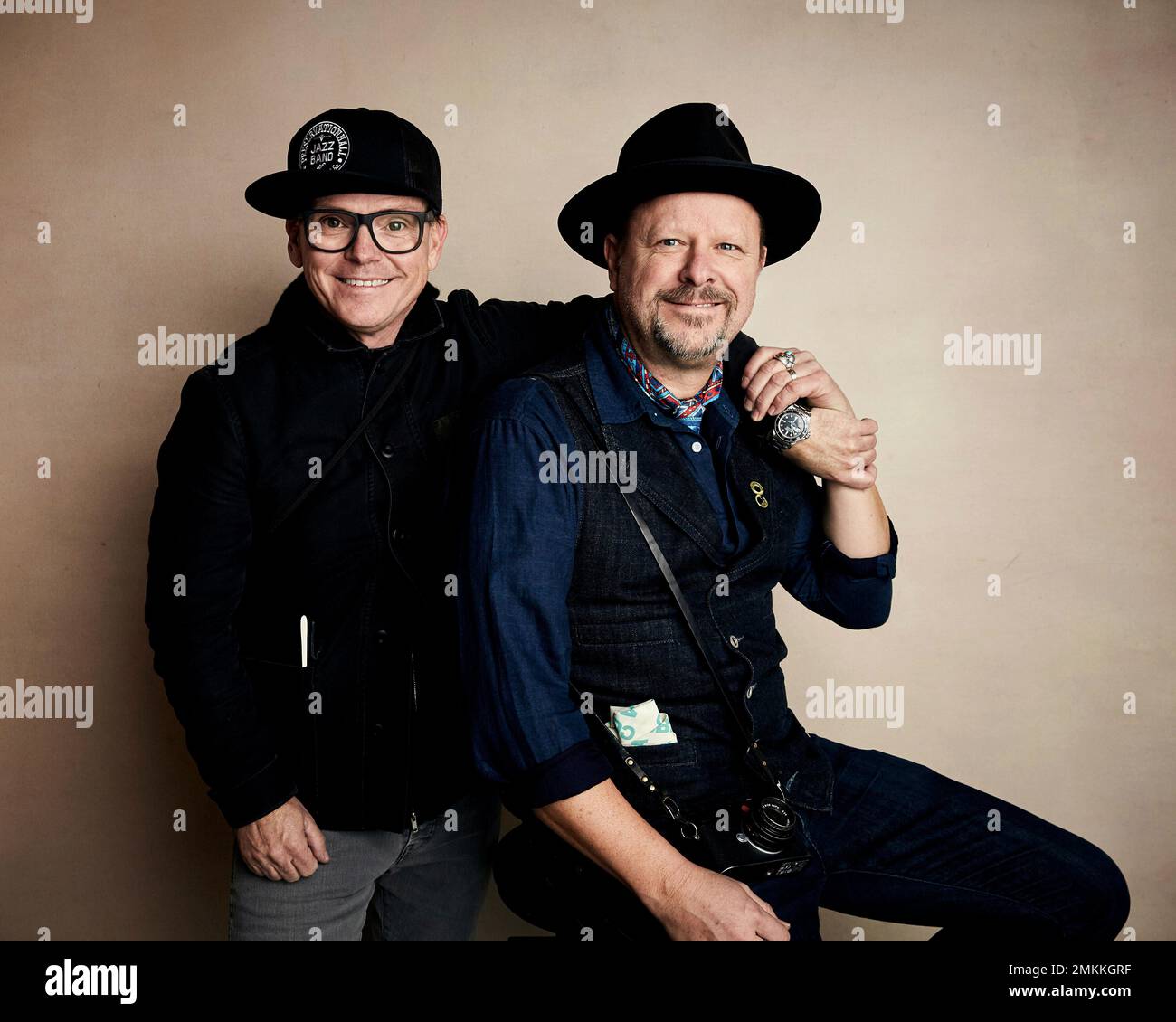 Directors T.G. Herrington, left, and Danny Clinch pose for a portrait ...