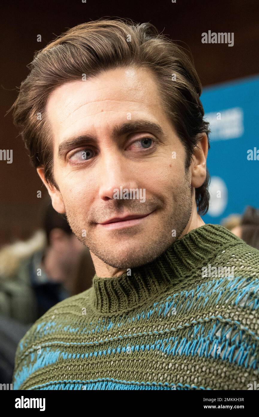 Actor Jake Gyllenhaal poses at the premiere of "Velvet Buzzsaw" during ...