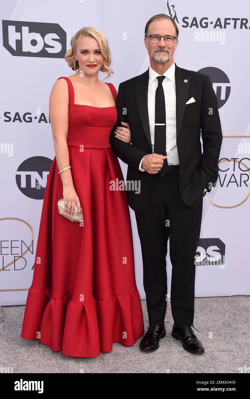 Emily Osment, left, and Eugene Osment arrive at the 25th annual Screen ...