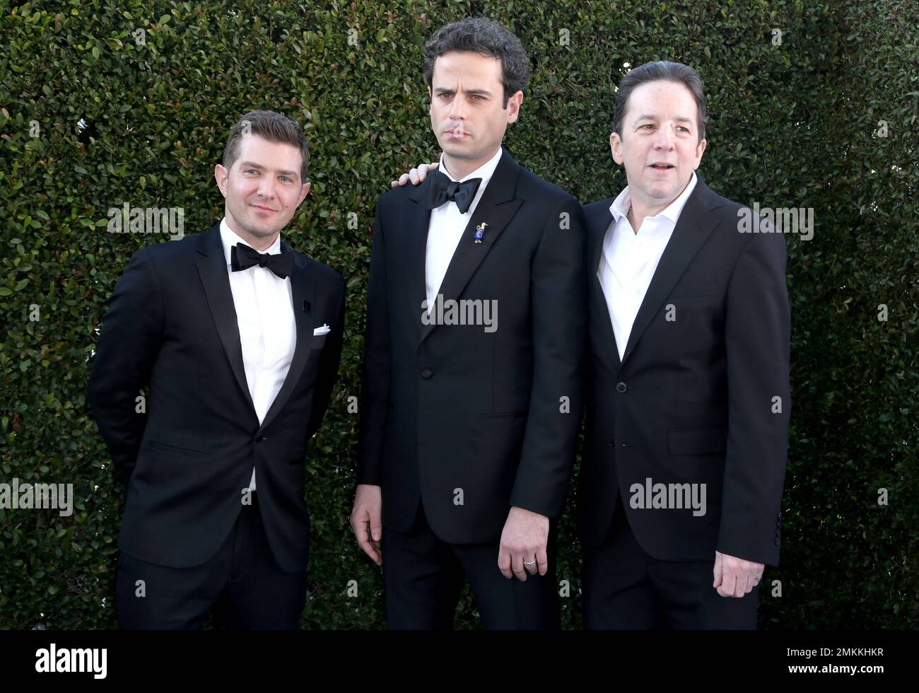 Joel Johnstone, from left, Luke Kirby and Brian Tarantina arrive at the ...