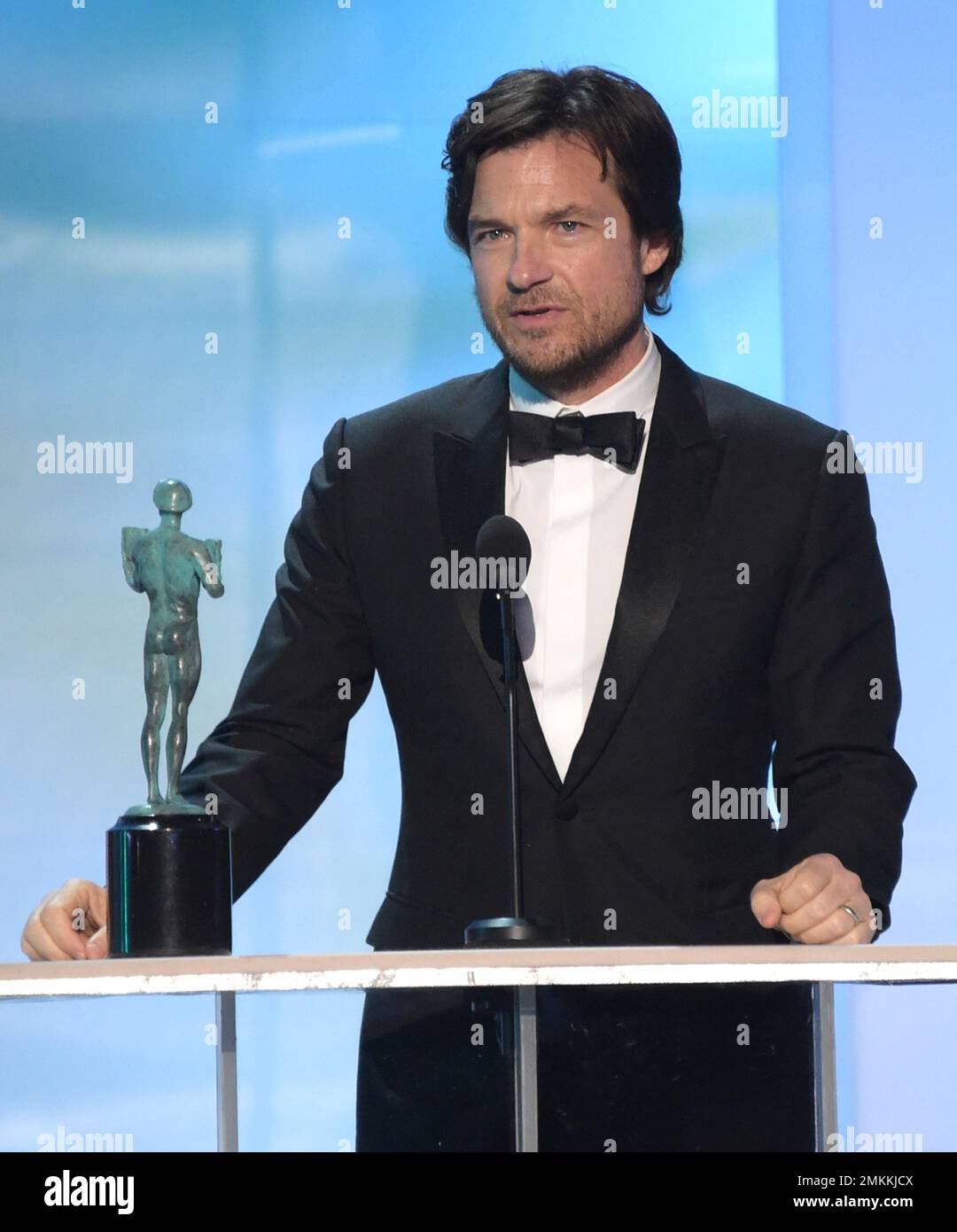 Jason Bateman accepts the award for outstanding performance by a male ...