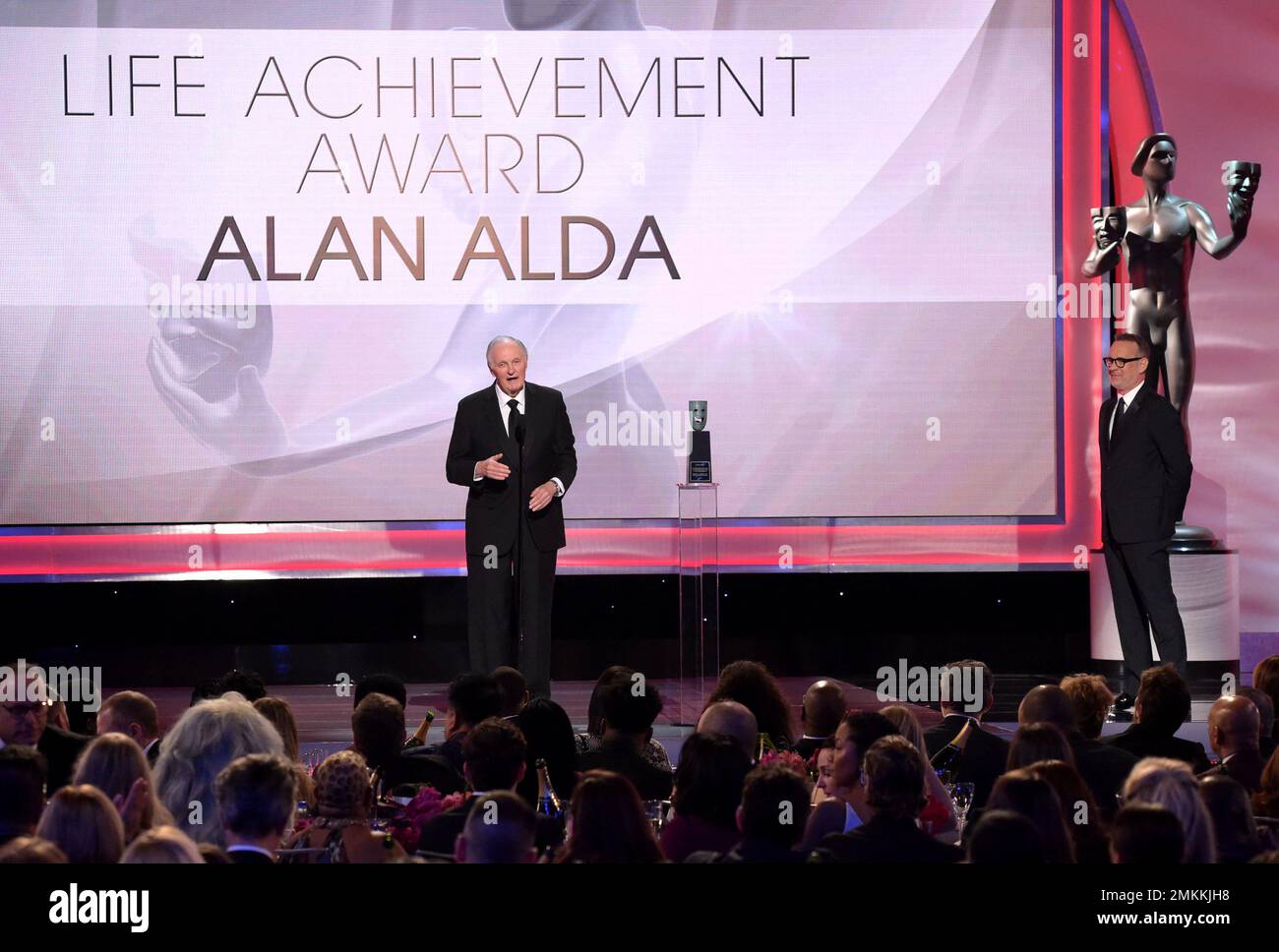 Alan Alda accepts the Life Achievement Award at the 25th annual Screen ...