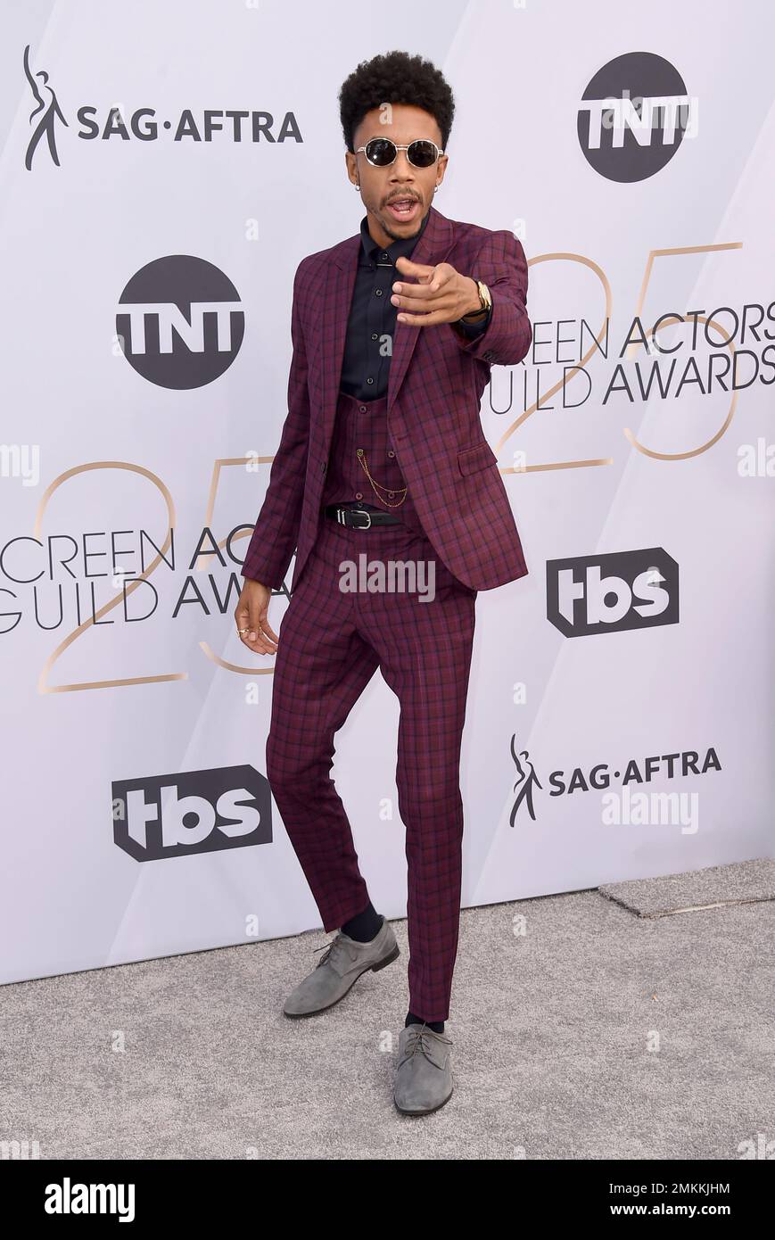 Darrell Britt-Gibson arrives at the 25th annual Screen Actors Guild ...