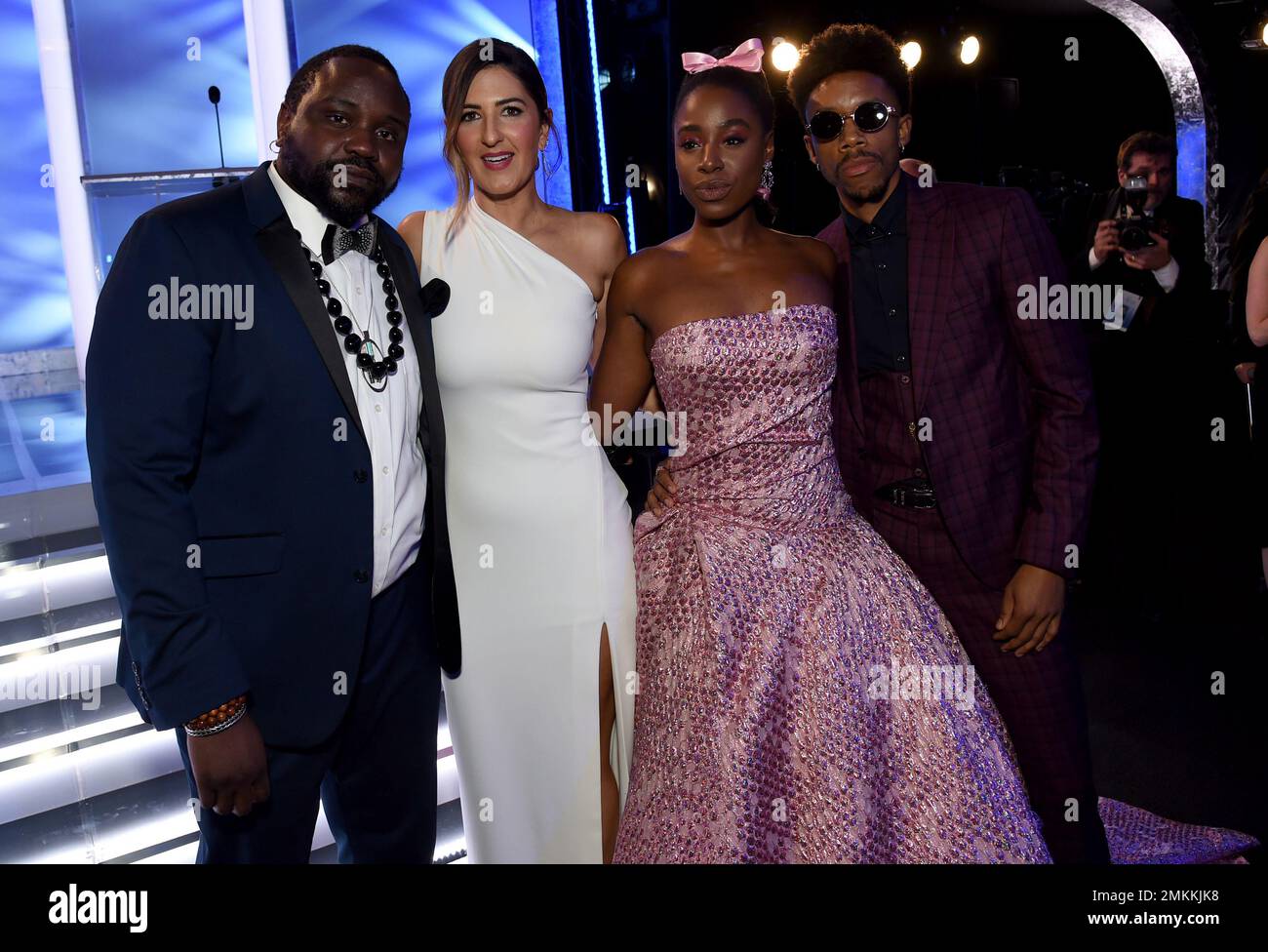 Brian Tyree Henry, from left, D'Arcy Carden, Kirby Howell-Baptiste, and ...