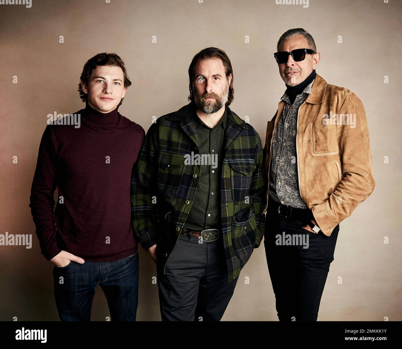 Tye Sheridan, from left, writer/director Rick Alverson and Jeff ...