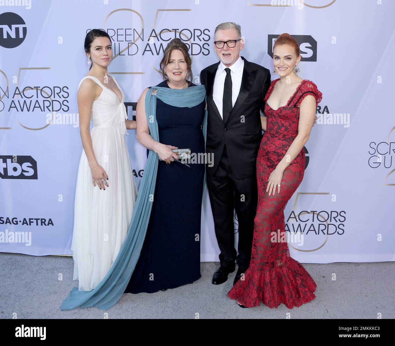 Nina Kiri, from left, Ann Dowd, Warren Littlefield and Madeline Brewer ...