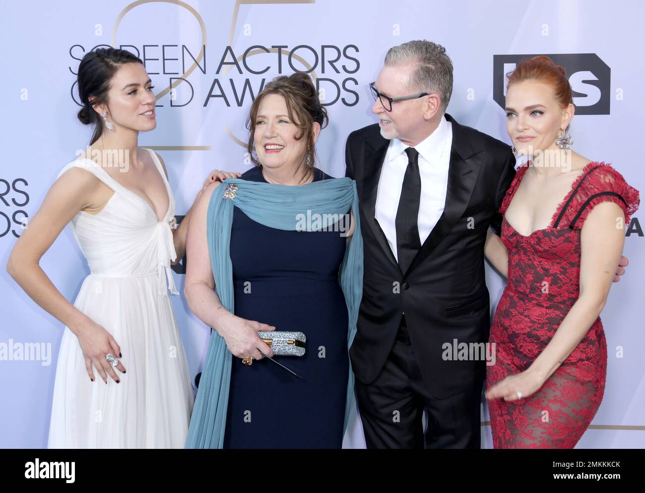 Nina Kiri, from left, Ann Dowd, Warren Littlefield and Madeline Brewer ...