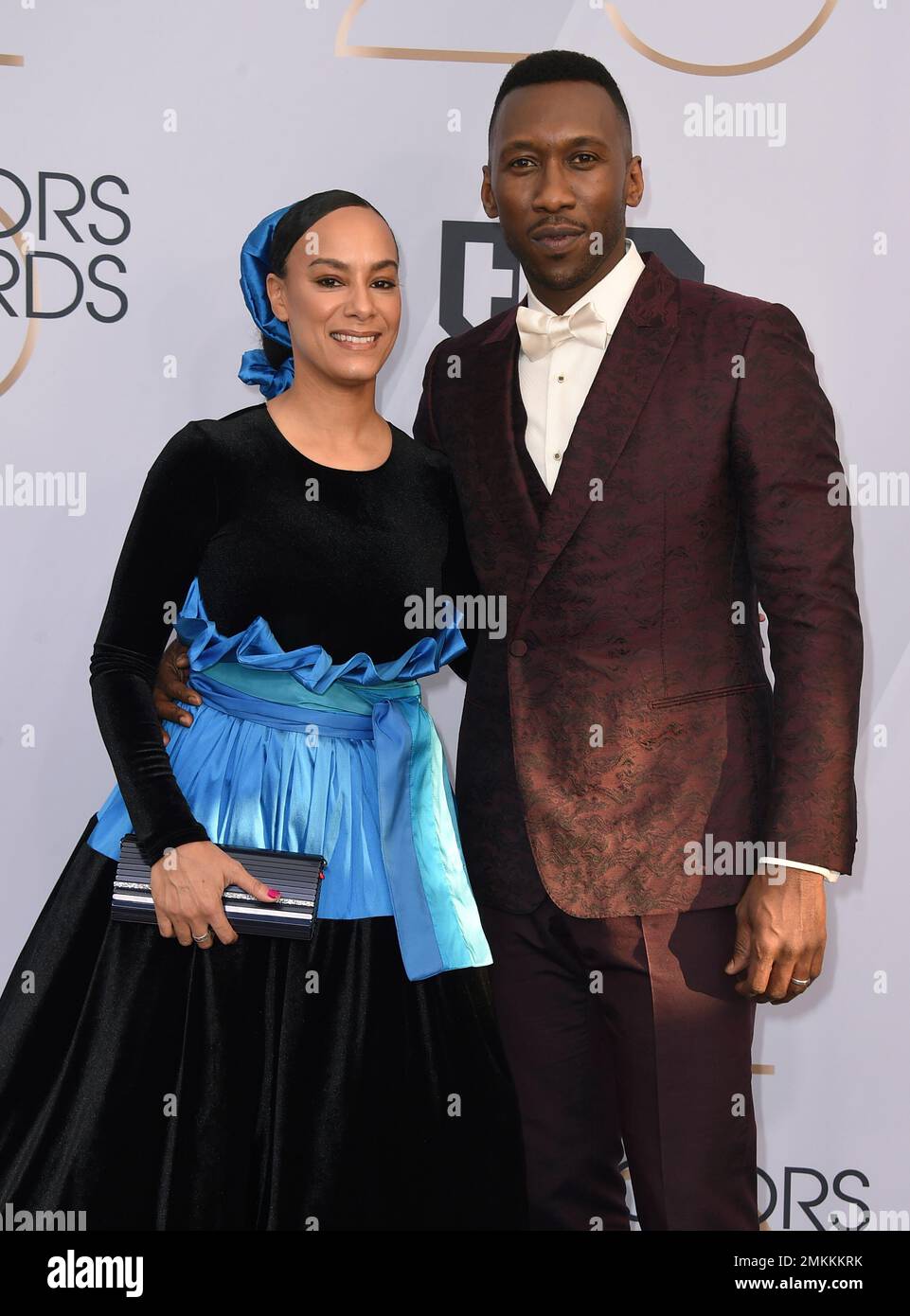 Amatus Sami-Karim, left, and Mahershala Ali arrive at the 25th annual ...