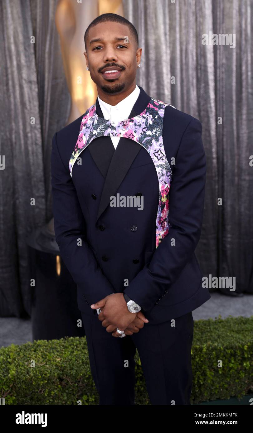 Michael B. Jordan arrives at the 25th annual Screen Actors Guild Awards ...