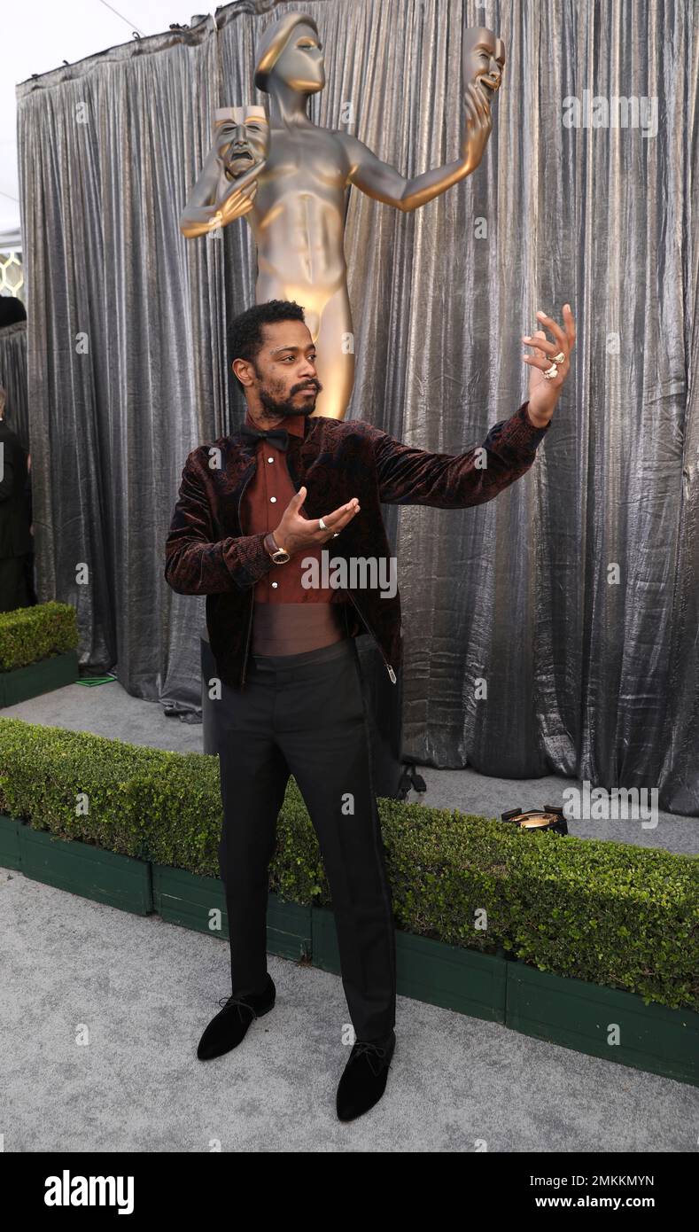 Lakeith Stanfield arrives at the 25th annual Screen Actors Guild Awards ...