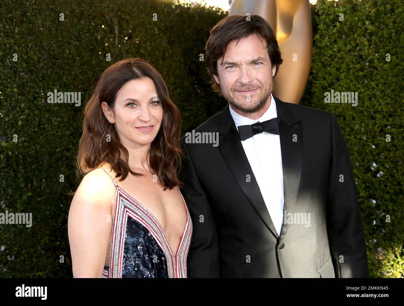 Jason Bateman, right, and Amanda Anka arrive at the 25th annual Screen ...