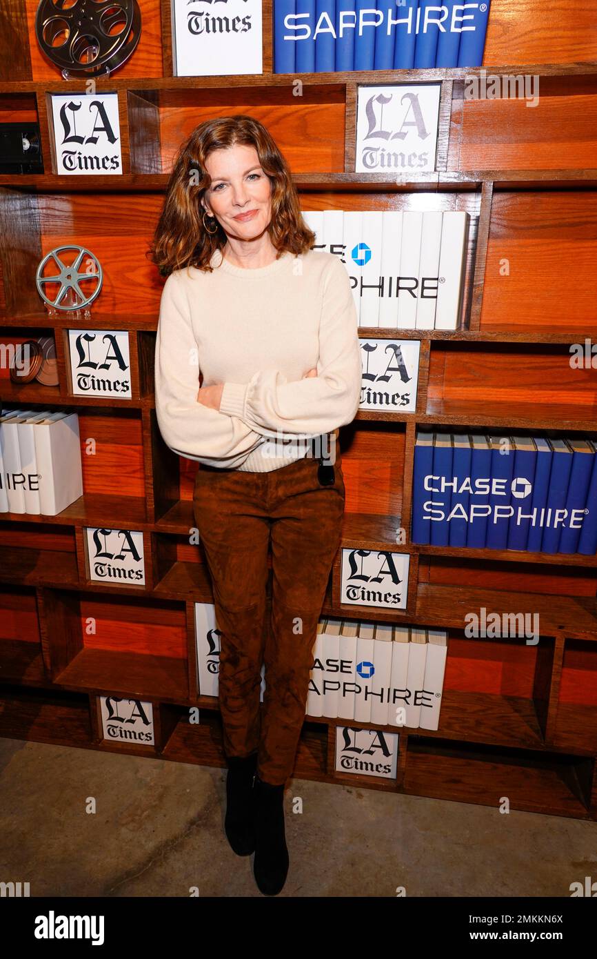 Rene Russo poses at the LA Times Studio at Sundance Film Festival ...