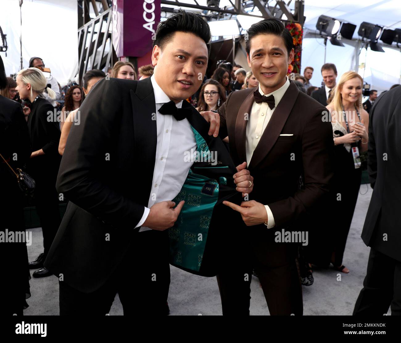 Jon M. Chu, left, and Harry Shum Jr. arrive at the 25th annual Screen ...
