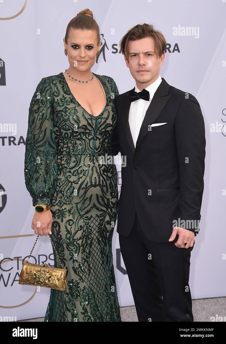 Marianna Palka, left, and Zac Clark arrive at the 25th annual Screen ...