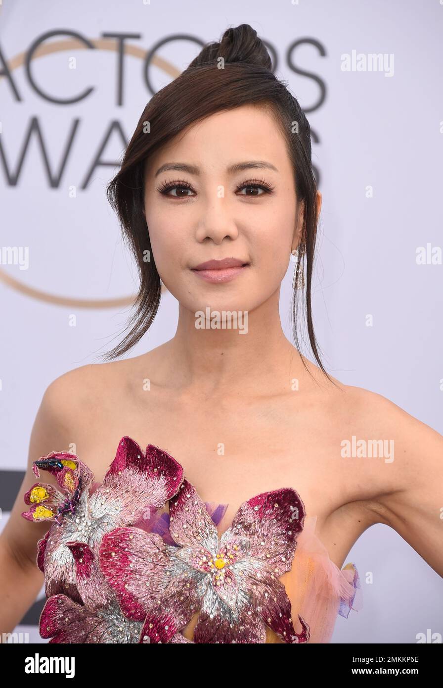 Fiona Xie arrives at the 25th annual Screen Actors Guild Awards at the ...