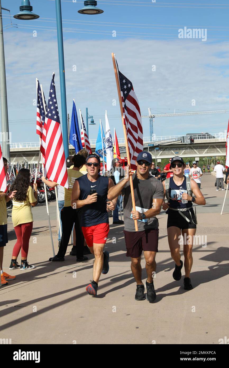 Volunteers for the 2022 Tunnel to Towers 5K Walk and Run event ...