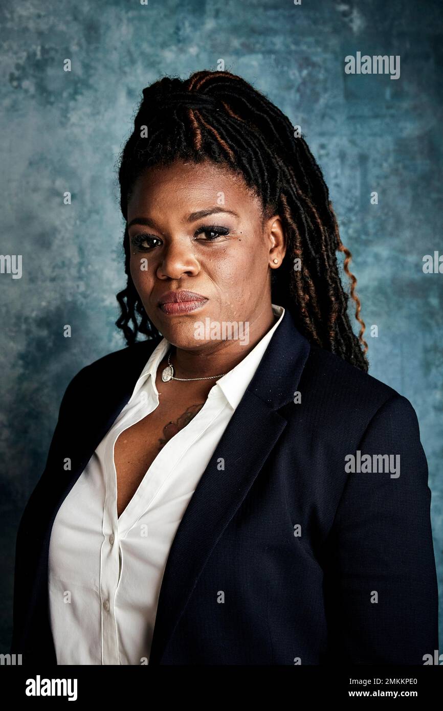 Cori Bush poses for a portrait to promote the film "Knock Down the ...