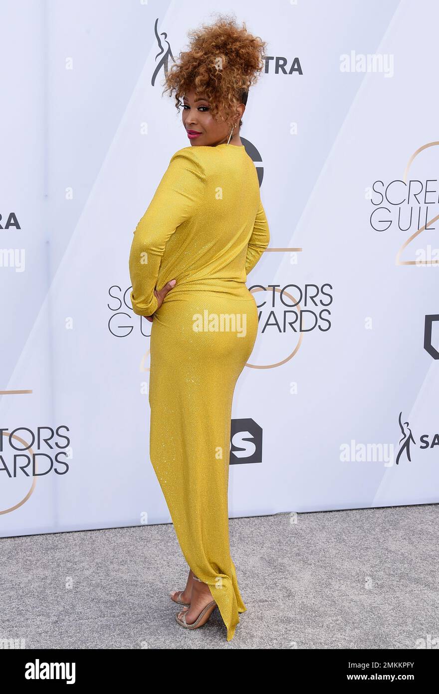 Tanika Ray arrives at the 25th annual Screen Actors Guild Awards at the ...