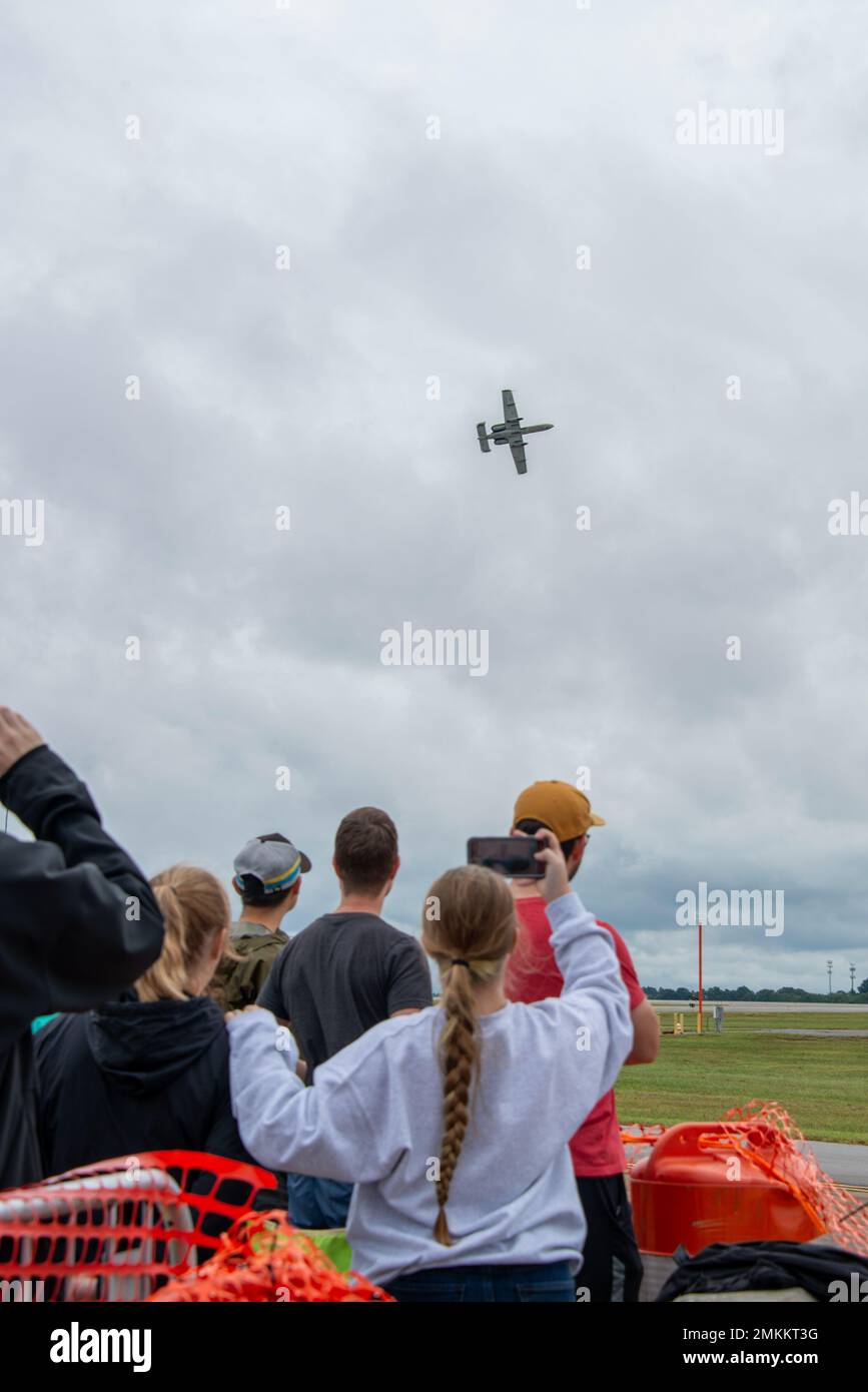Maj. Haden Fullam, the A-10 Demonstration Team pilot, performs ...