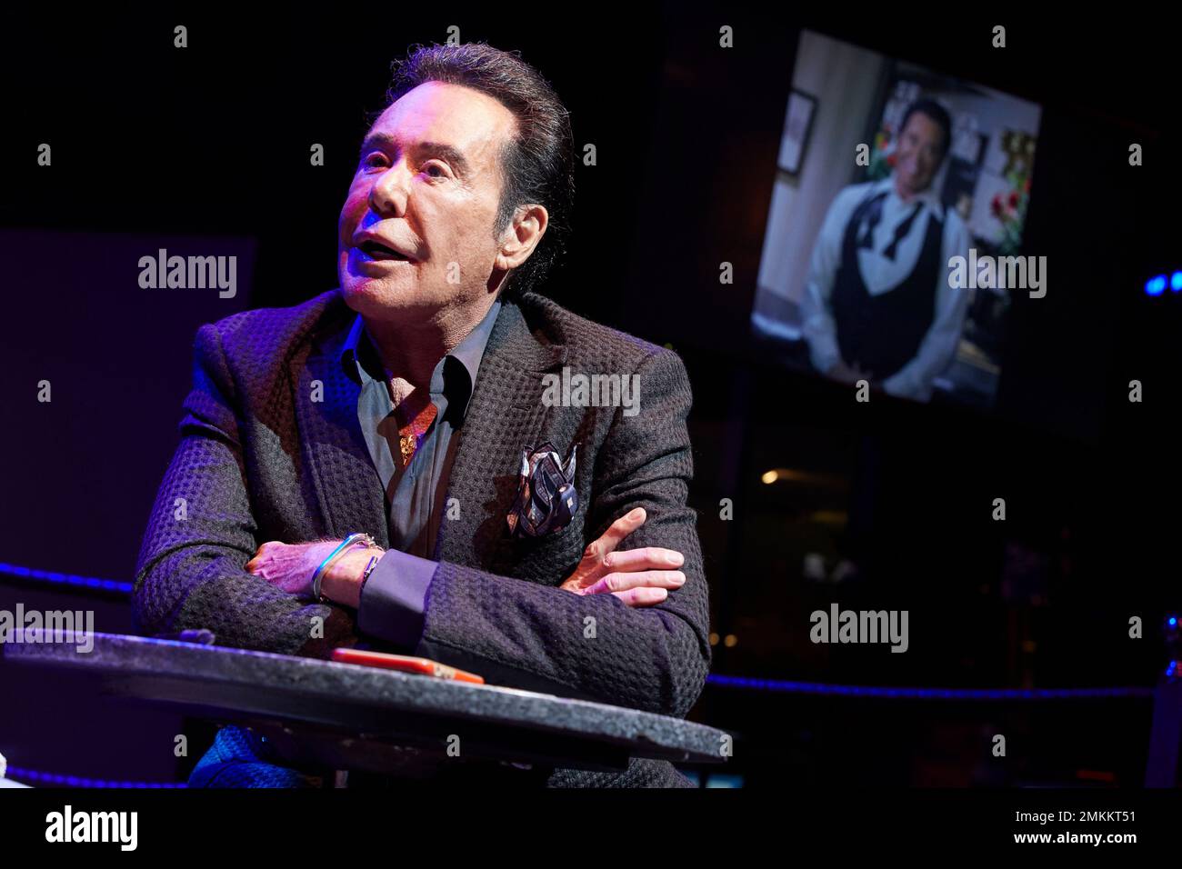 In this Jan. 18, 2019, photo, Wayne Newton speaks with the Associated ...