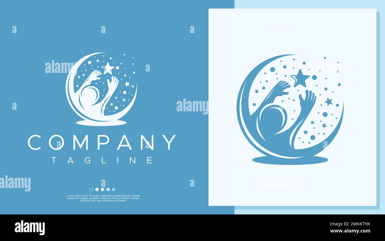 Dream child logo design template. Simple Kid logo design Stock Vector ... Dream child logo design template. Simple Kid logo design Stock Vector ...