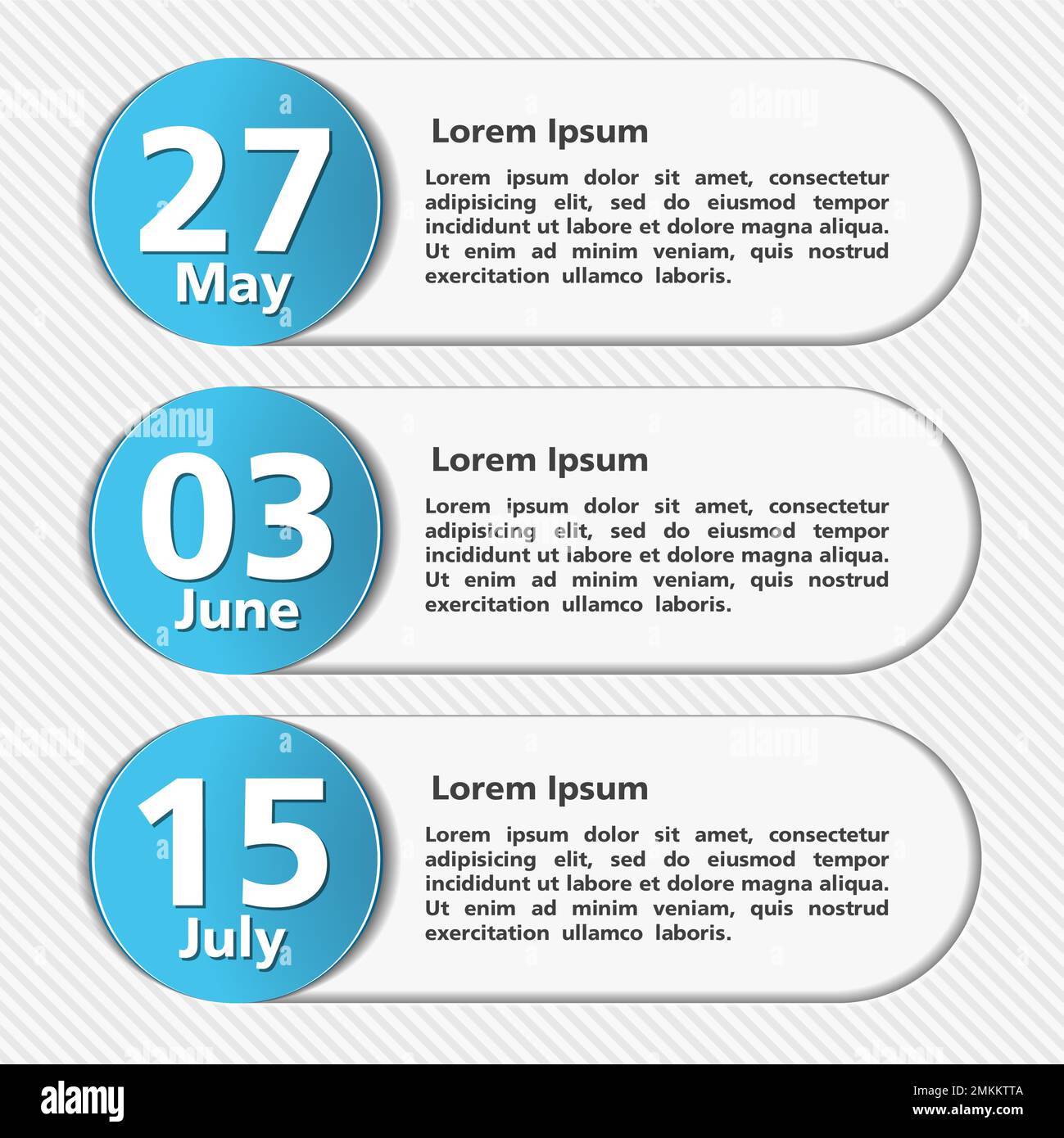 Design template with place for your date and text, vector eps10 ...