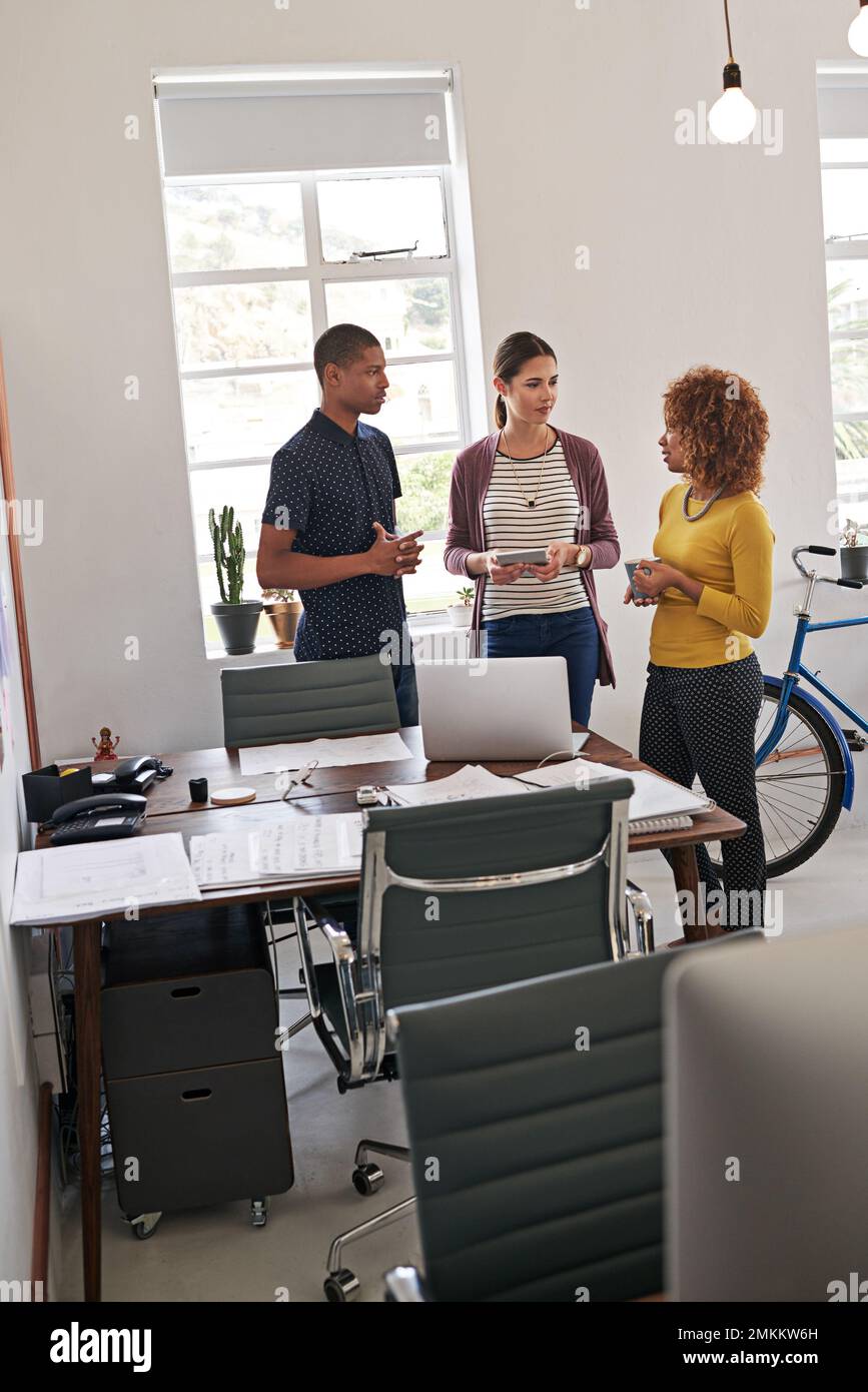 Group three men one woman hi-res stock photography and images - Alamy