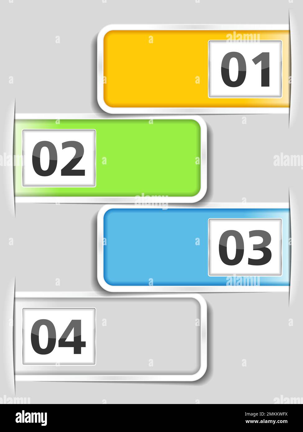 Design template with four elements, vector eps10 illustration Stock ...