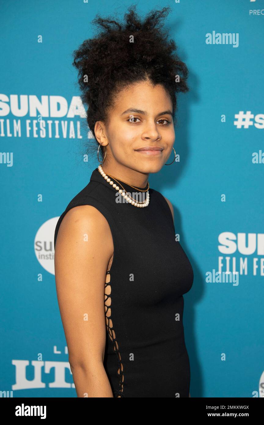 Actress Zazie Beets poses at the premiere of "Wounds" during the 2019 ...