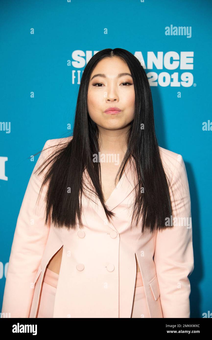 Actress Awkwafina poses at the premiere of "Paradise Hills" during the ...
