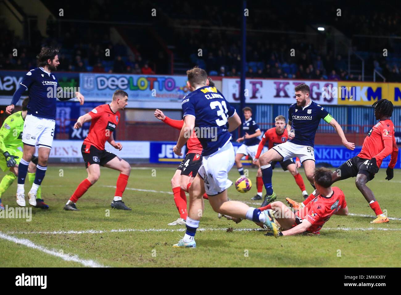 Dundee, Scotland, UK. 28th January 2023; Dens Park, Dundee, Scotland ...