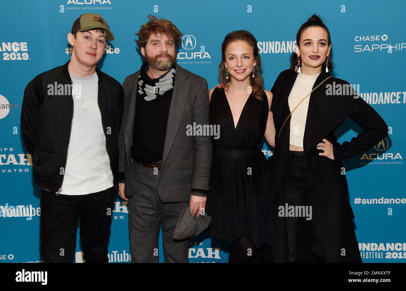 Rebecca Dinerstein, second right, screenwriter of "The Sunlit Night ...