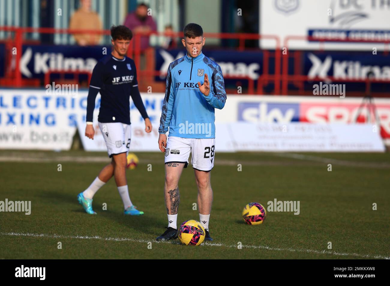 Dundee, Scotland, UK. 28th January 2023; Dens Park, Dundee, Scotland ...
