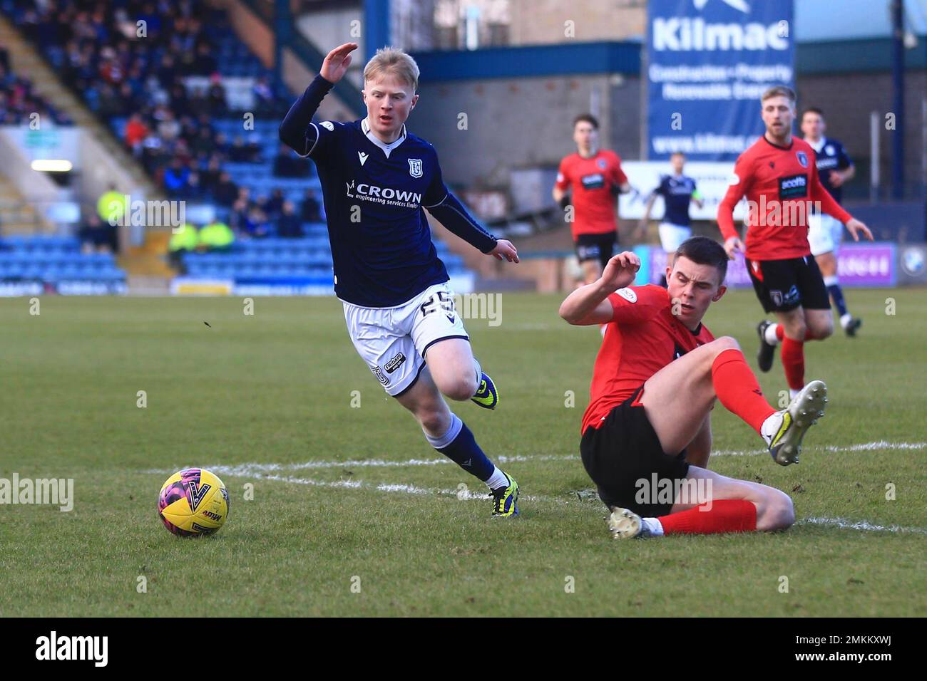 Dundee, Scotland, UK. 28th January 2023; Dens Park, Dundee, Scotland ...