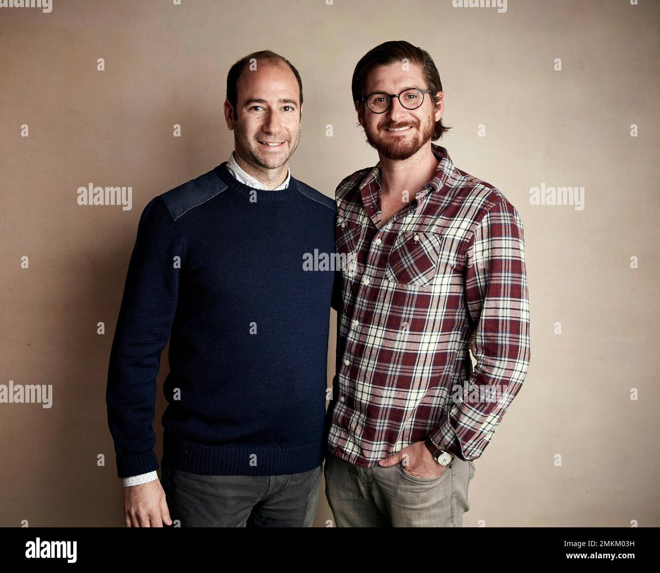 Producers Rafael Marmor, left, and Chris Leggett pose for a portrait to ...