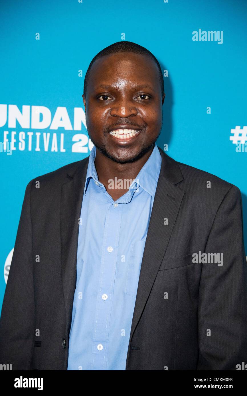 Actor William Kamkwamba poses at the premiere of "The Boy Who Harnessed ...