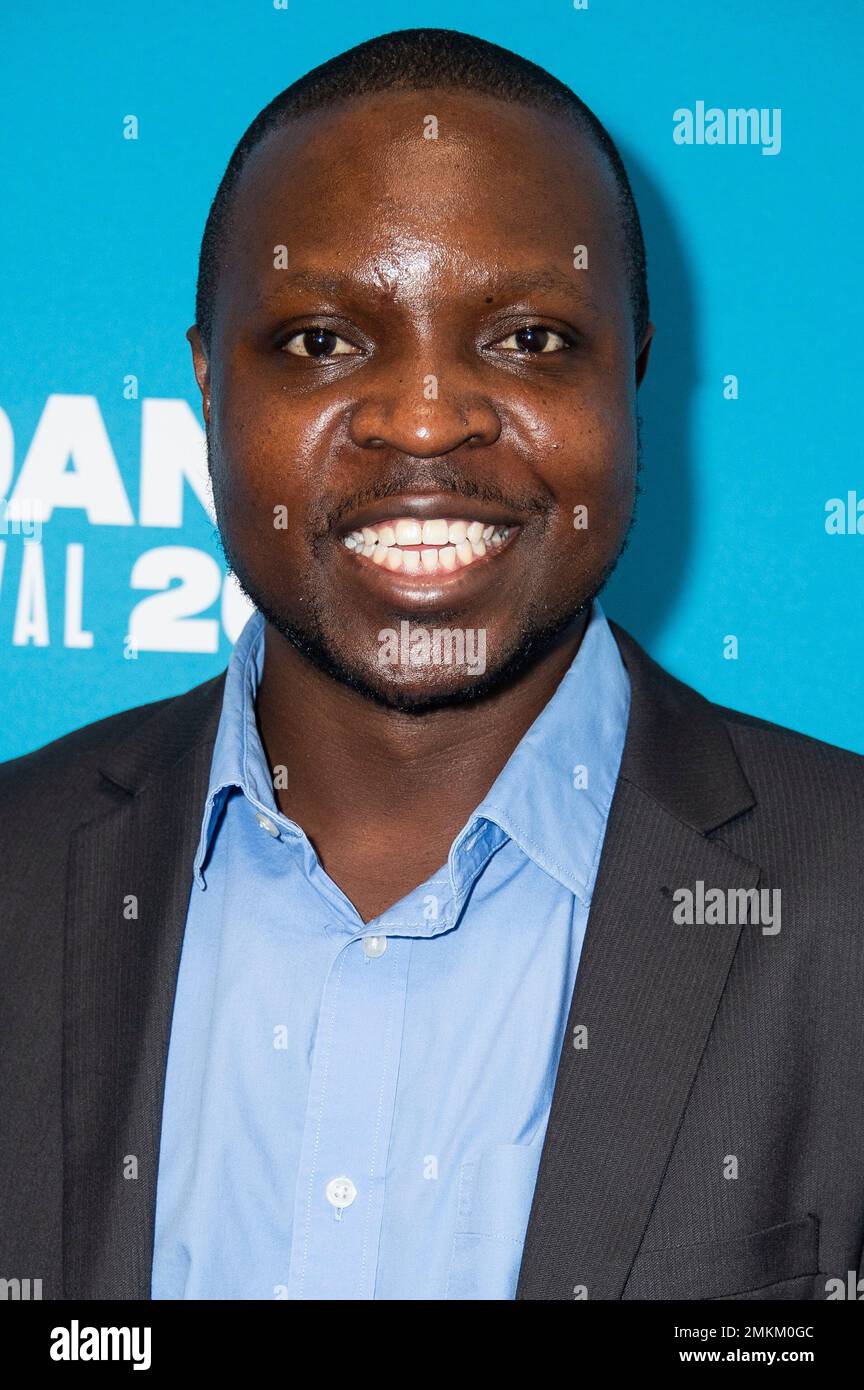 Actor William Kamkwamba poses at the premiere of "The Boy Who Harnessed ...